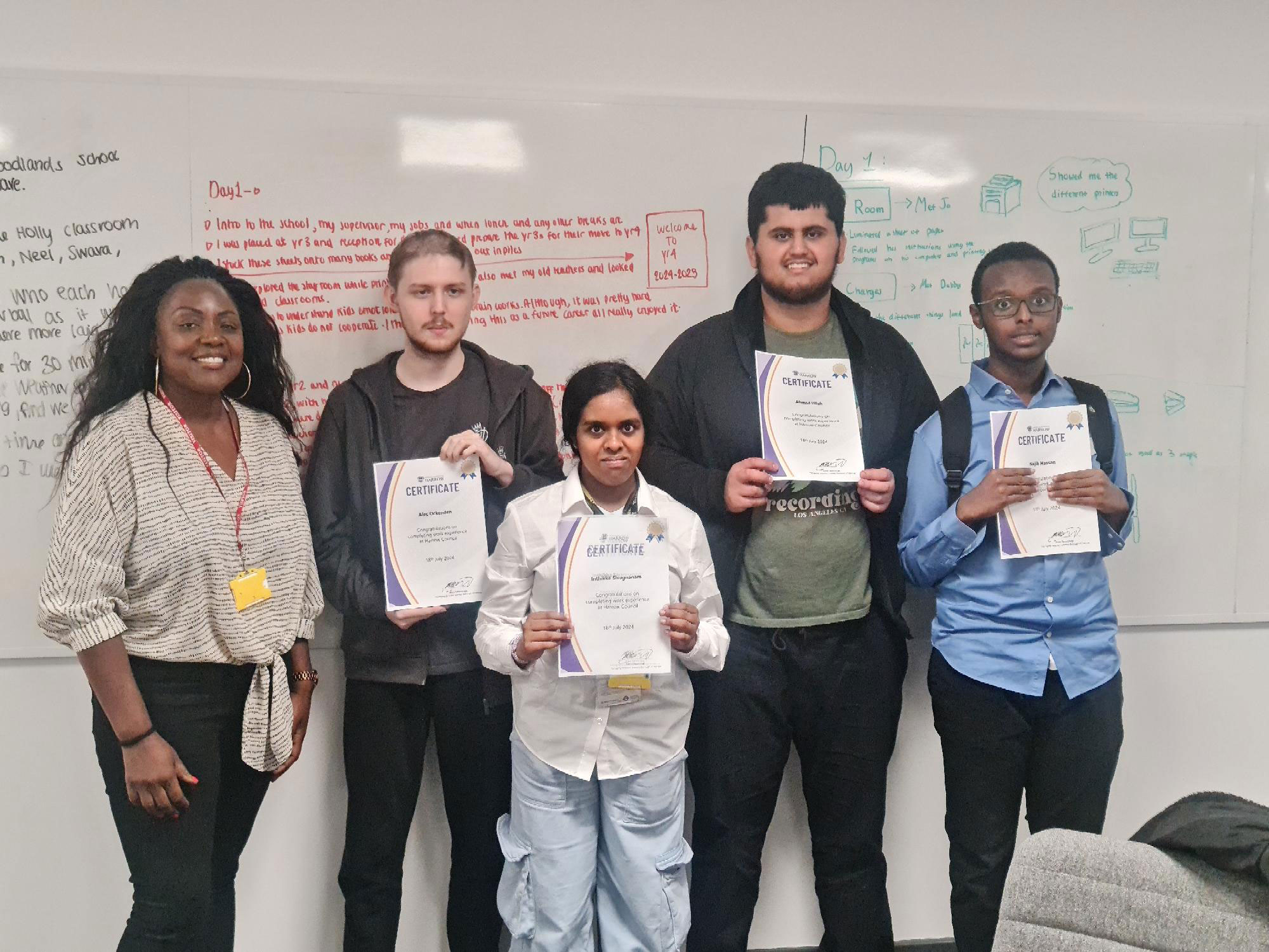 Work Experience for ASDAN students from 15-19 July 2024 - Stanmore College
